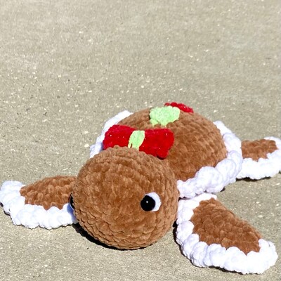 Gingerbread Turtle Pattern Crochet PDF Download Beginner Friendly ...