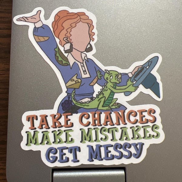 Ms. Frizzle Sticker| Waterproof - Etsy