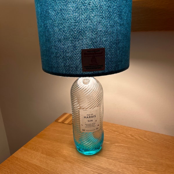 Harris Tweed Isle of Harris Gin Lamp - Etsy UK