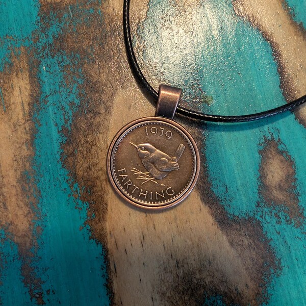 Ireland Rabbit Coin Pendant Necklace, Irish 3 Pence Hare Rabbit Pendant ...