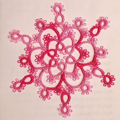 Doily coral Reef PDF Original Shuttle Tatting Pattern by Renulek ...