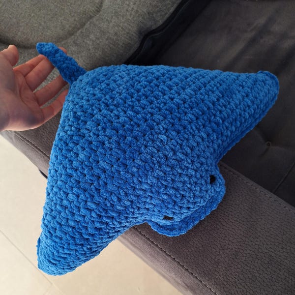 PATTERN: Plush Winslow the Whale Shark With Mouth Pocket and Mini Fish and Shrimp - Crochet ...