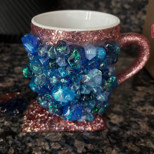 Glitter Coffee Mug/pink Glitter Coffee Mug/purple Glitter Coffee Mug ...