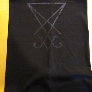 Satanic Symbols Backpack Hail Satan While You Wear This Goth - Etsy