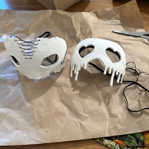 Kintsugi: Resin Cast Mask - Etsy