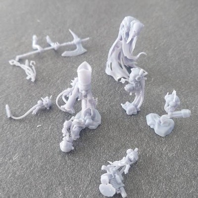 Maria the Rolling Bunker 3D Printed Resin Miniature by Filamentio - Etsy