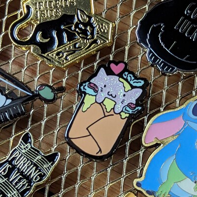 Plus Ultra Rainbow Plated Soft Enamel Pin - Etsy