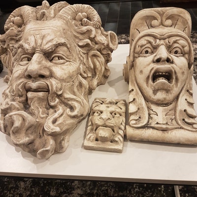 Classic Green Man Wall Hanging/sconce Greenman-fantasy - Etsy