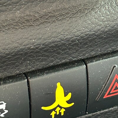 Pack of 2 Banana Car Stickers car Blank Button Stickers - Etsy