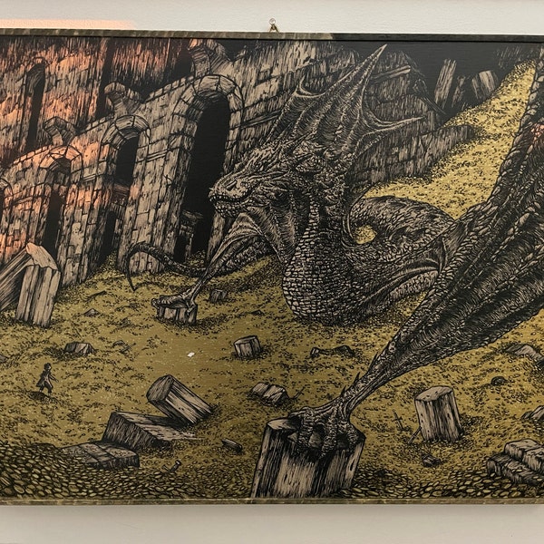 Spirit of the Forest FOREX (foamex) Print of a Black and White ...