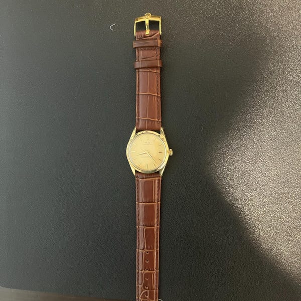 Longines 18mm 19mm 20mm Brown Leather Watch Strap With Stainless Steel ...