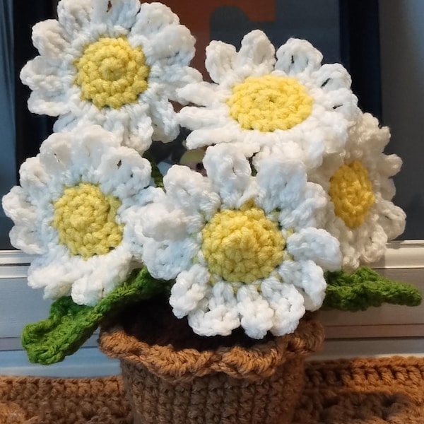 Chunky Yarn Rose Bouquet Crochet Pattern – Handmade Flower Amigurumi ...