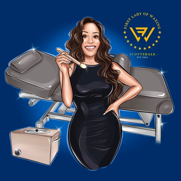 Waxing and Lashes Technician Logo, Sugaring Waxing Salon , Wax ...