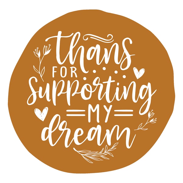 30 Boho Thank You Stickers SVG PNG Bundle | Printable Stickers for ...