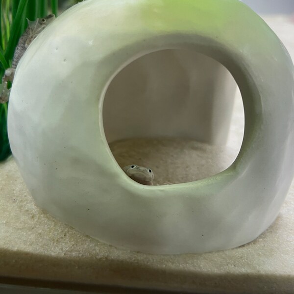 Small Fish Hide MADE TO ORDER - Betta Fish Cave - Small Aquarium Decor ...