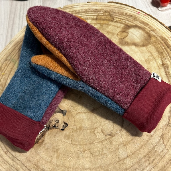 Upcycled Wool Sweater Mitten- PDF Pattern - INSTANT DOWNLOAD - Etsy