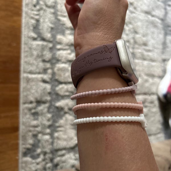 Sloth Watch Band Silicone Laser Engraved, Apple Watch Compatible 38/40 ...