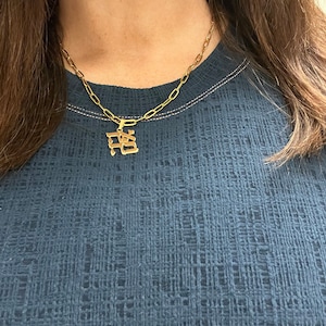 Name Necklace Personalized Gold Layla Style - Etsy