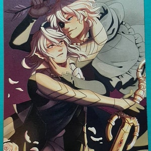 Zack X Aerith Zerith Print A5 Pastel Colors Final - Etsy