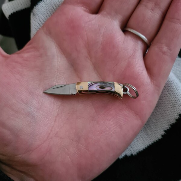 Mini Zipper Knife EDC Keychain Pendant Knife - Etsy