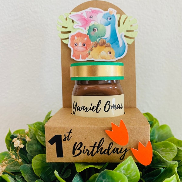 Mini Nutella Box Template, Favor Box Template, Mini Nutella Box Digital ...