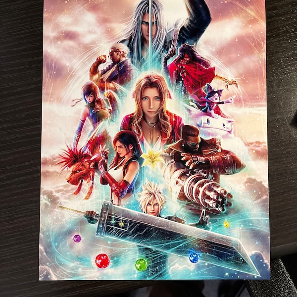 Final Fantasy VII Remake - Limited Edition Fine Art Print -FF7 Poster ...