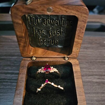 Dragon Ring Box Yin Yang Wooden Medieval Decor Women and Men Jewelry ...