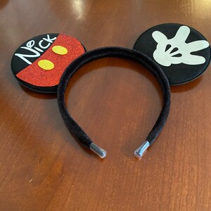 Boy Mickey Ears, Personalized Mouse Ears, Add Name Mickey Ears, Minnie ...
