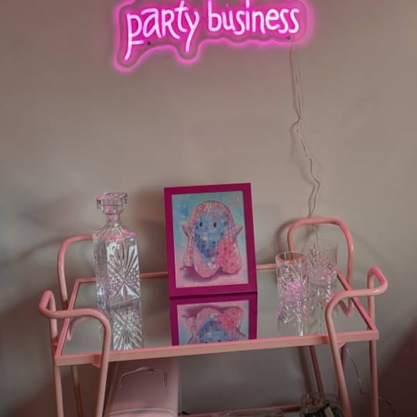 No Admittance Except on Party Business Sign, Handcrafted Fantasy Decor ...