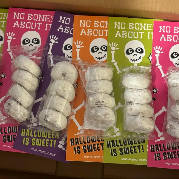 Donut Skeleton Printable, Halloween Printable, Classroom Halloween ...