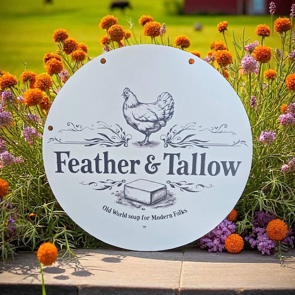 Custom Weatherproof 15" Round Circle Sign, Waterproof Hanging Canopy ...
