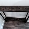 Solid Wood Console Table Lentini Design Slim Handmade Entryway Table ...