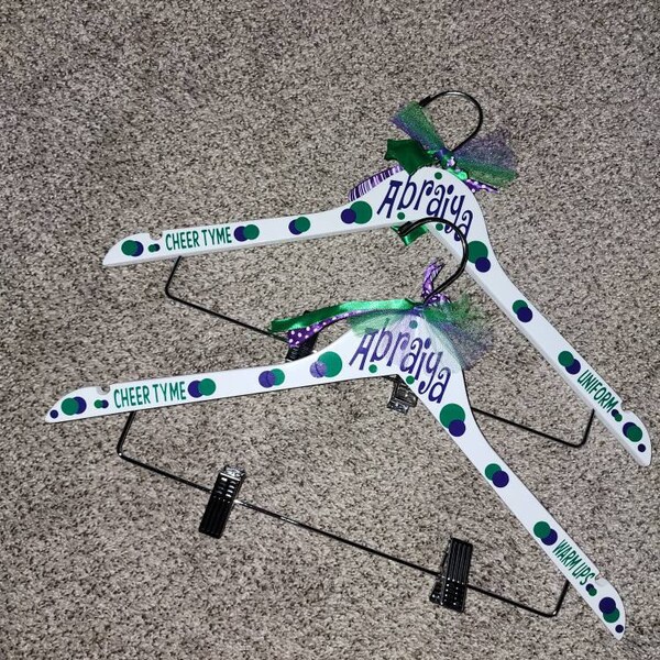 Cheerleading Uniform Hangers for Teams, Coaches and Team Moms - Etsy