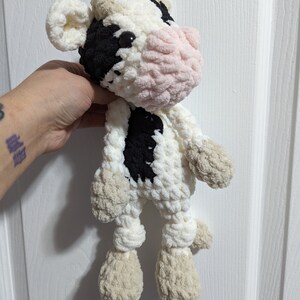 MINI Clemmie Cow Knotted Lovey Crochet Cow PATTERN - Etsy