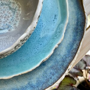 Unique Dinner Set Organic Shaped Handmade Ceramics New Colors - Etsy