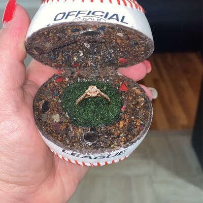 Baseball Ring Box NEW Options - Etsy