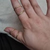 Silver Arthritis DIP or PIP Ring, Finger Splint for Bending Sideways ...