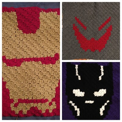 Marvel Cinematic Universe C2C Graphigan Pattern Part II PATTERN ONLY - Etsy