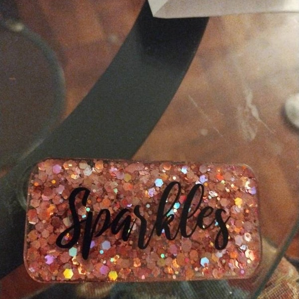 Glitter Name Badge|glitter Name Pin|glitter Name Tag|custom Name Tag ...