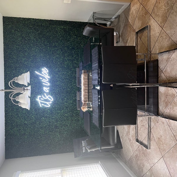 Custom Neon Sign | It's a Vibe Wedding Neon Sign | Wall Hanging Neon ...