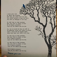Remembrance Family Tree Grief Grieving Art Print Memorial Loss Loved ...