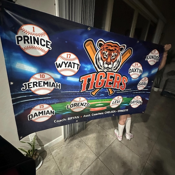 Softball Team Banner | T-ball Team Banner | Little League Team Banner ...
