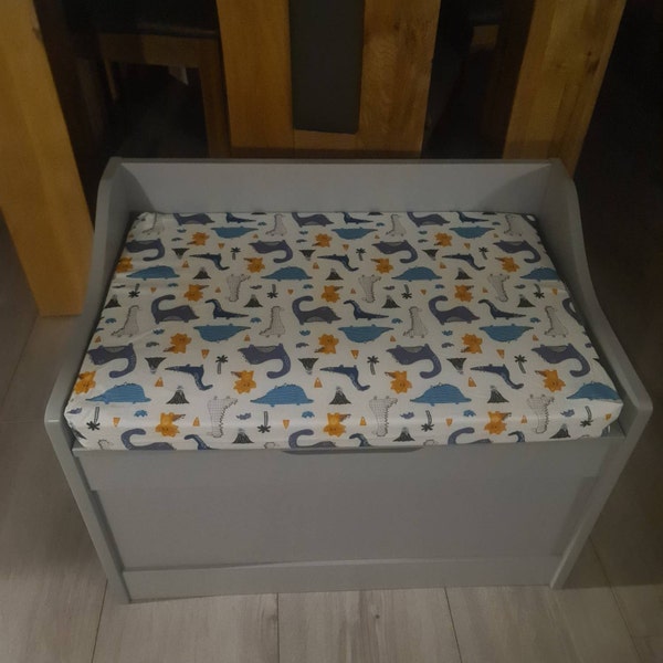 Toy Box Cushion Removable and Machine Washable - Etsy UK