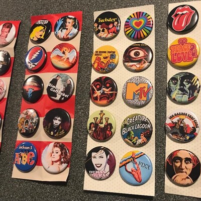 Rap Button Set of 20 1.25 80s Hip Hop Buttons Button - Etsy