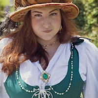 Renaissance Hut, Samt Baskenmütze, Hut, historisches Kostüm ...