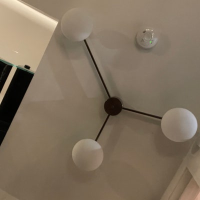 Modern Ceiling Pendant Light , Modern Bolle Glass Ceiling Lamp , Brass ...