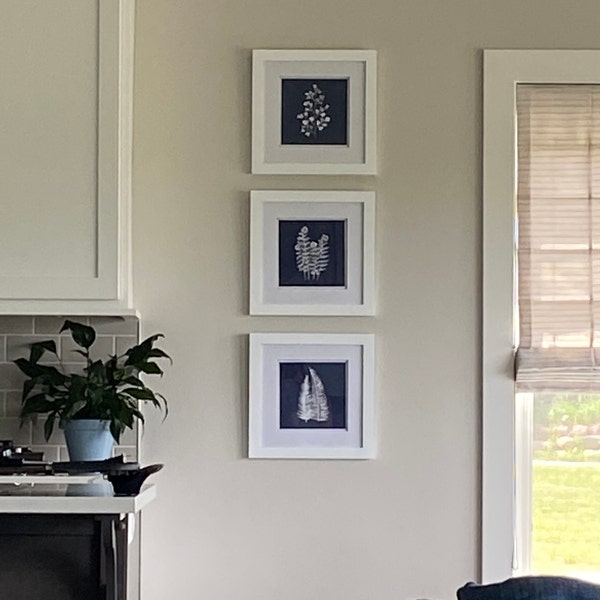 Black and White Yoga Poses Large Wall Art Set of 3, Asana Illustration ...