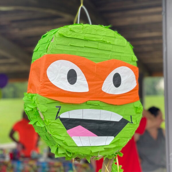Rise of the Ninja Turtles - Ninja Turtle Piñata - TMNT Birthday - Etsy