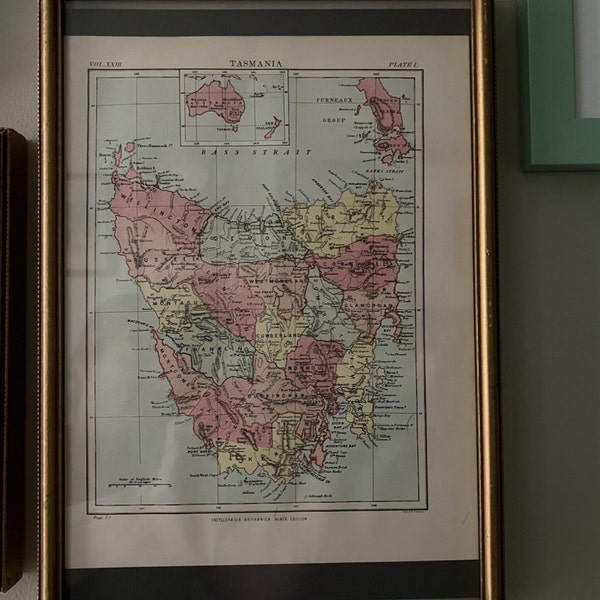 1930s SOUTH AFRICA Map With Orange Free State, Transvaal, Rhodesia ...