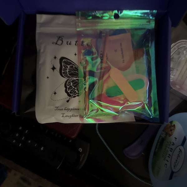 Blind Nail Box, Two/three Sets of Press-on Nails, Mystery Box, Gothic ...